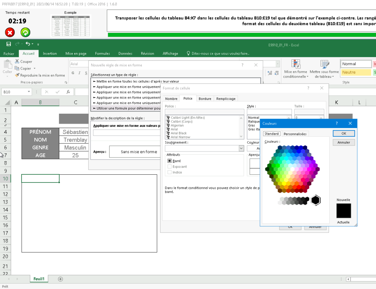 Test Microsoft Excel en ligne pour le recrutement | Zmartests